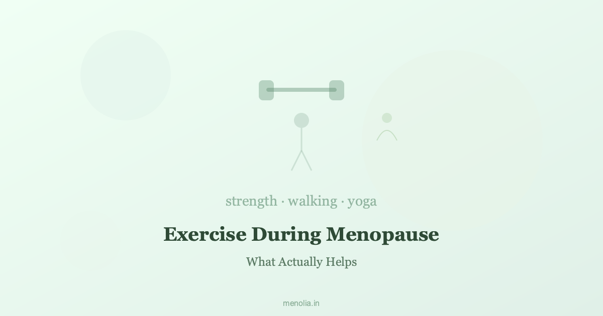 Exercise During Menopause: What Actually Helps | Menolia